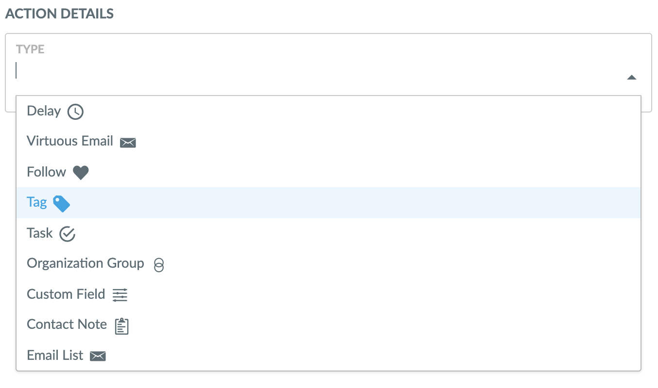 Workflow Actions - Tag – Virtuous